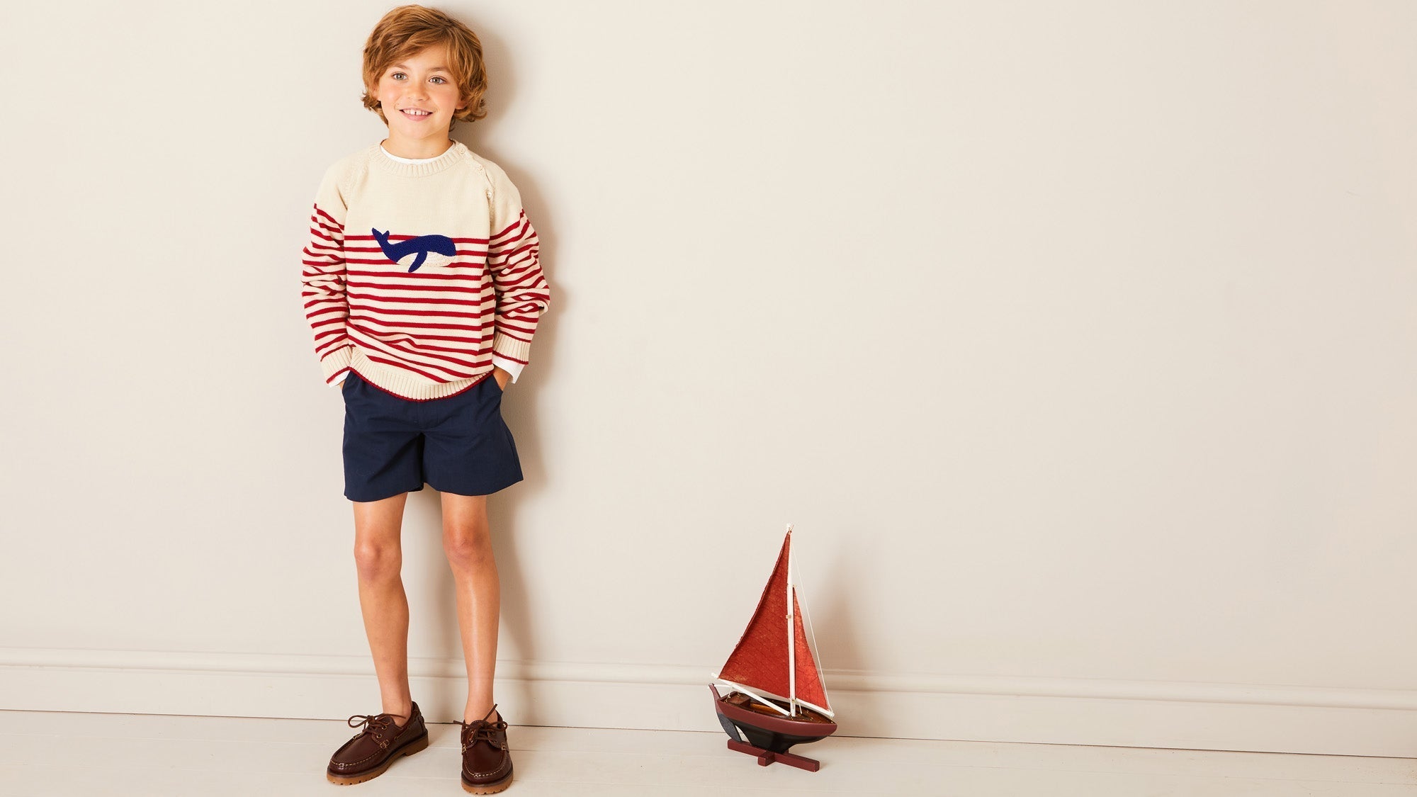The Intarsia Striped Whale Jumper, a Pepa London Icon – Pepa London US