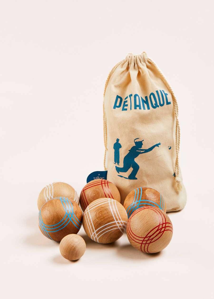 Wooden Boules Set in Beige | Pepa London – Pepa London US